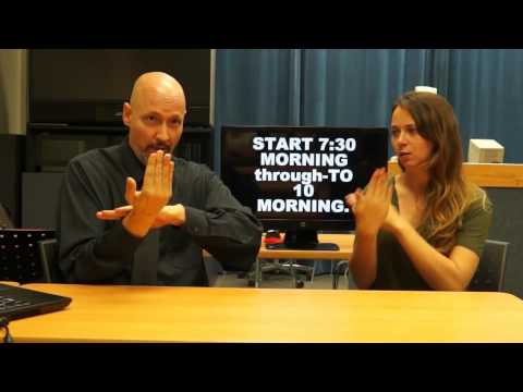 Hotel and Hospitality Sign Language (Part 8) American Sign Language ...