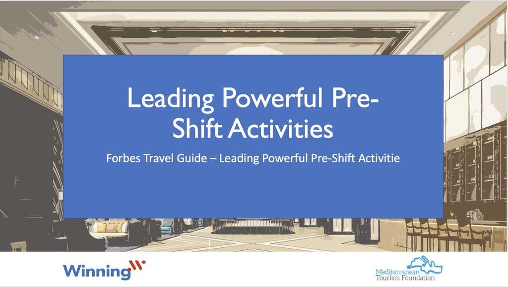 Leading Powerful Pre Shift Activities | Winning